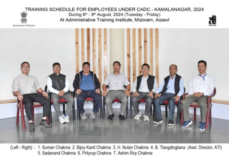 CADC officials successfully complete training at ATI, Aizawl – Chakma ...